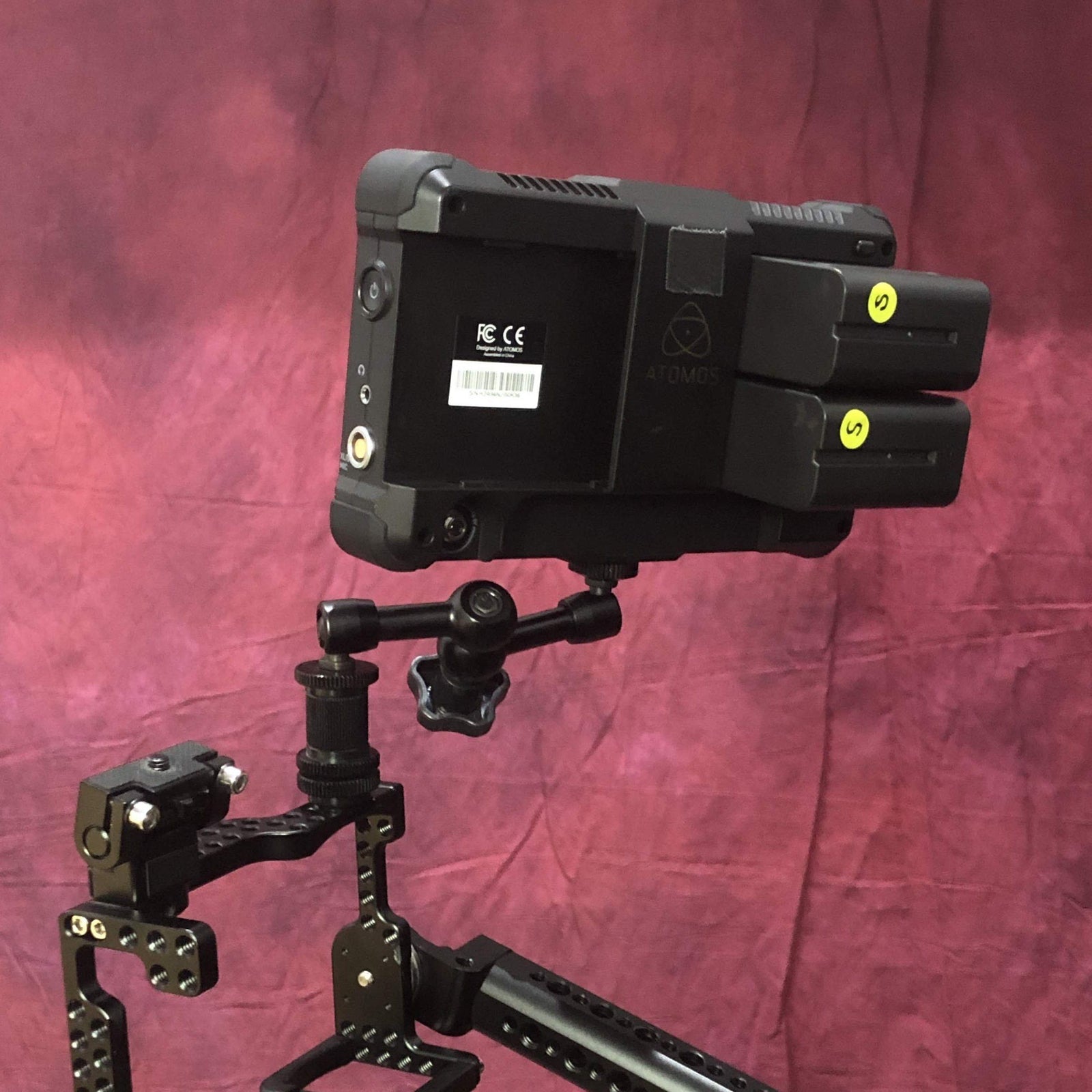 Articulating Accessory Hot Shoe Arm for LCD Monitors