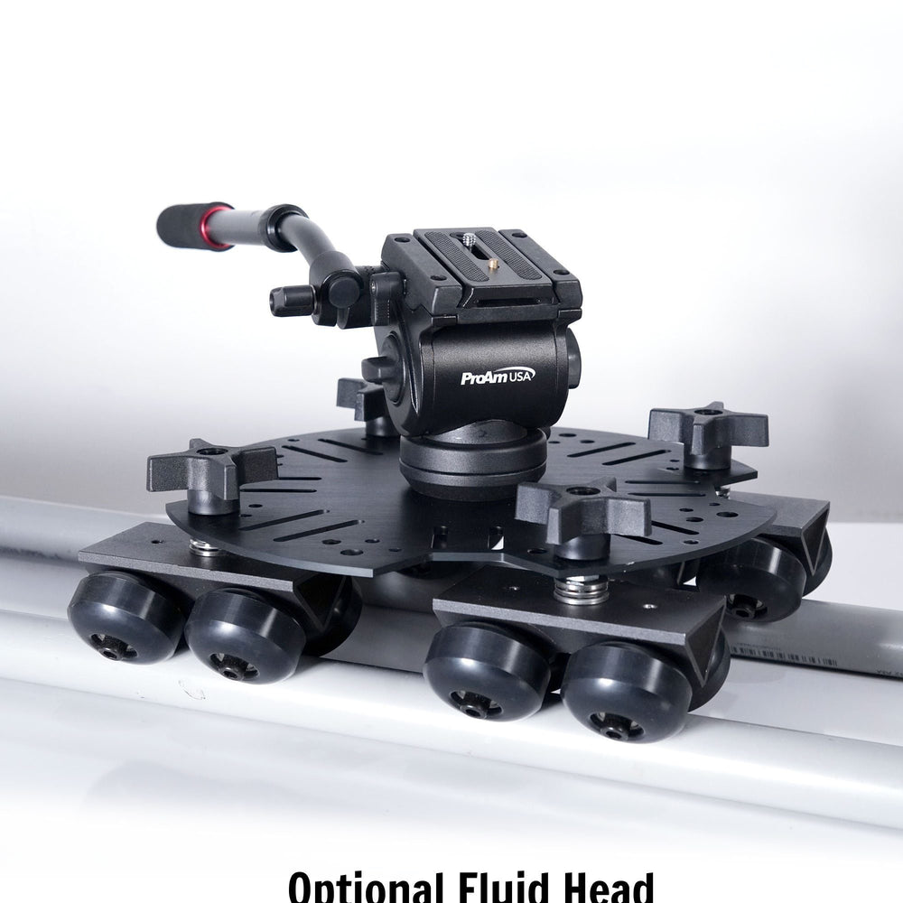 SolidTrax Universal Track Dolly DIY Wheel - Set of 4 - Works with Modus ...